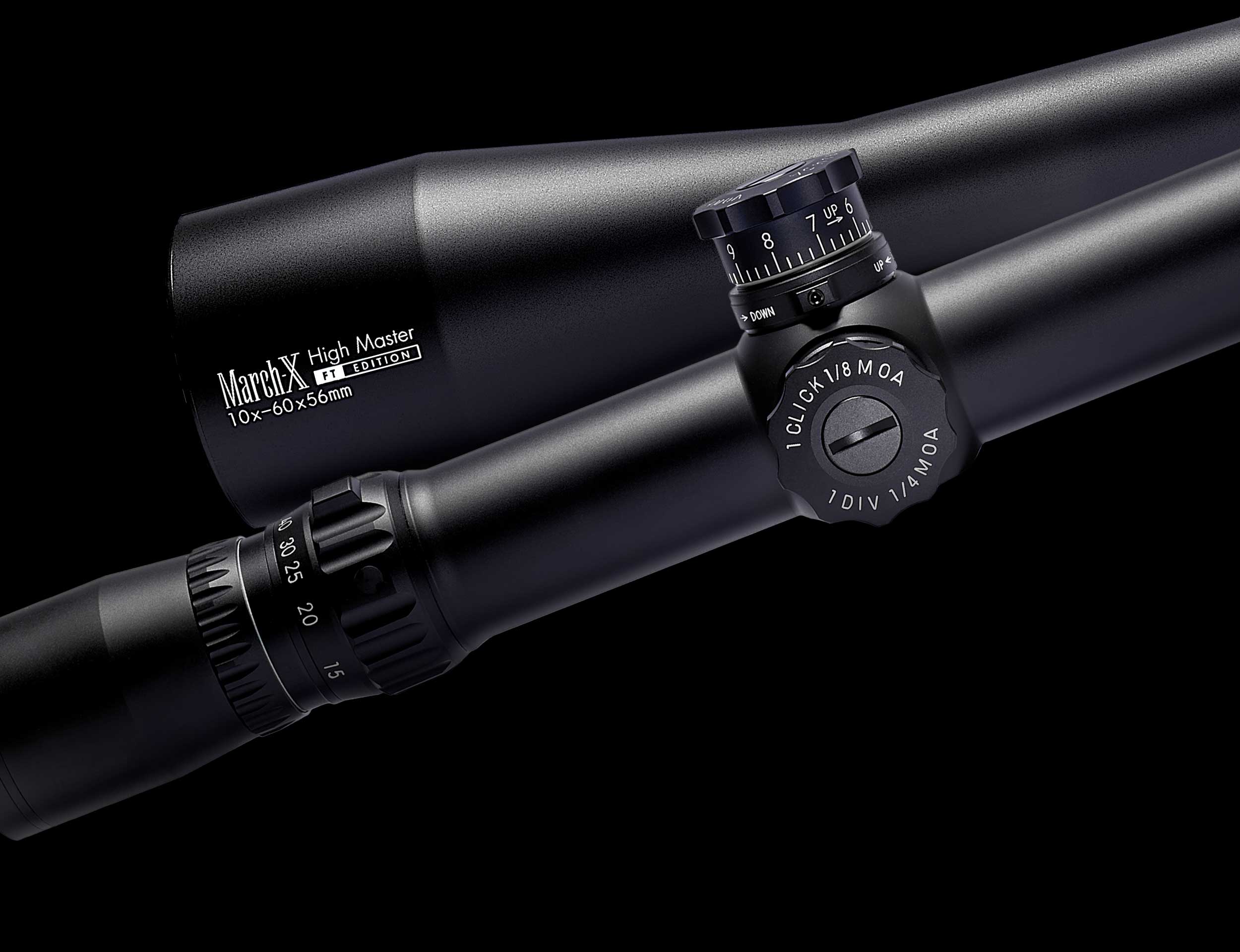 March 10x-60x56 SFP HM Field Target Rifle Scope - MARCH Scopes